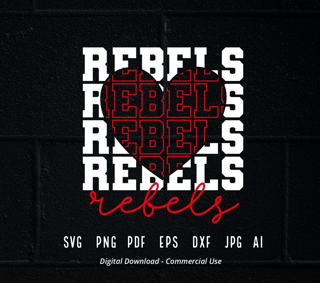Rebel Heart Svg, Rebel, Rebels, Heart Svg, Png, Sublimation, Heart ...