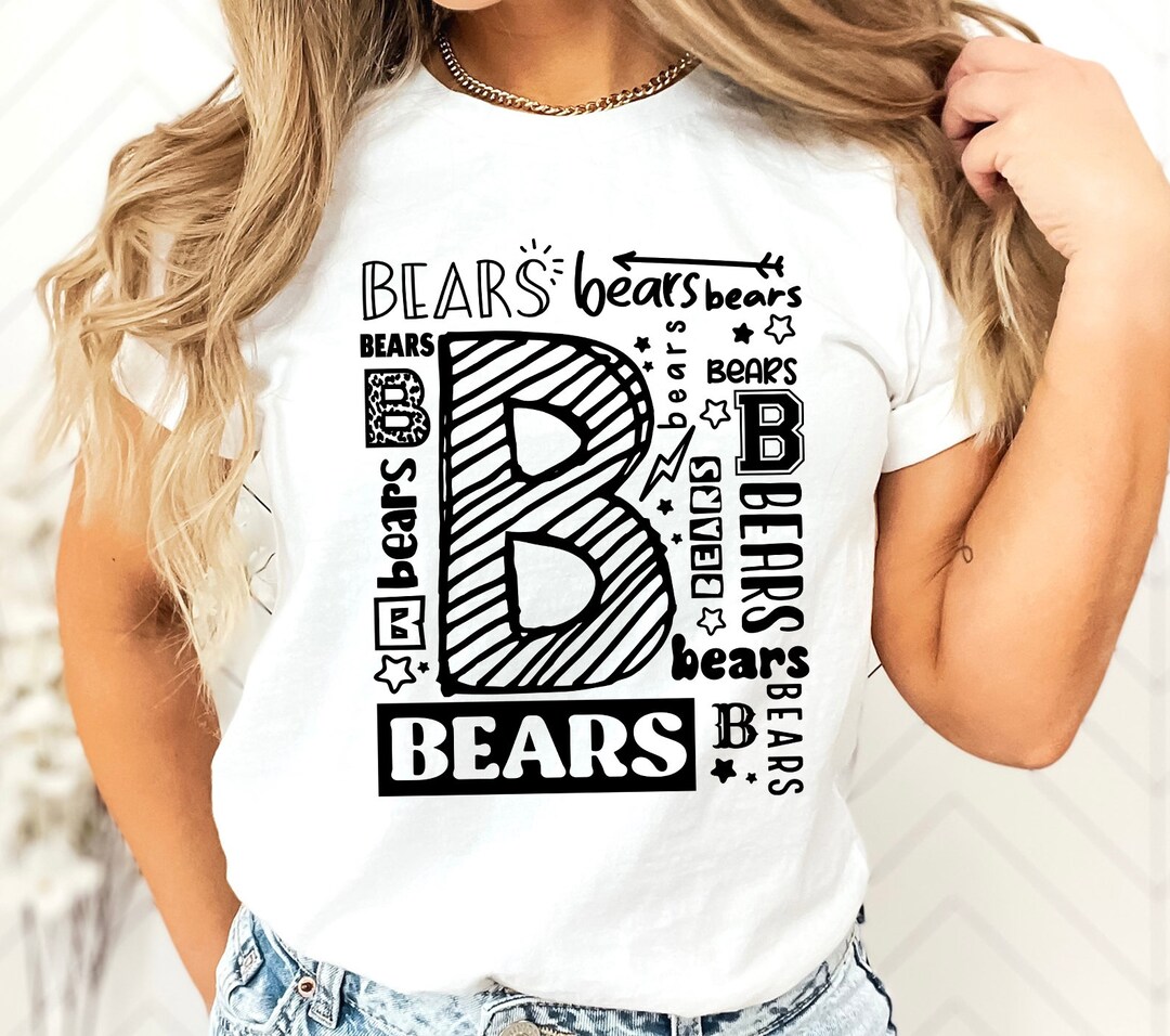 Bears SVG PNG Bears Mascot Svg Bears Typography Svg Bears - Etsy