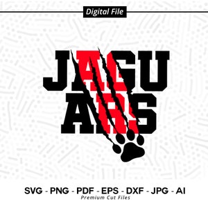 Jaguars Paw SVG PNG, Jaguars Svg, Jaguar Svg, Paw Claw Svg, Jaguars ...