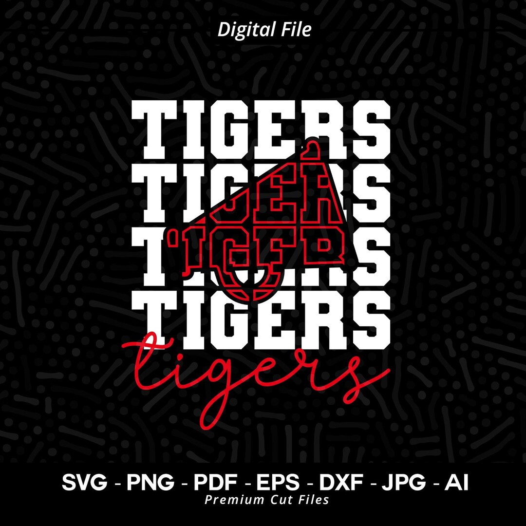 Tigers Cheer Svg Png, Megaphone Svg, Tigers Svg, Tiger, Shirt Svg, Cheer Svg, Tigers Love Svg ...