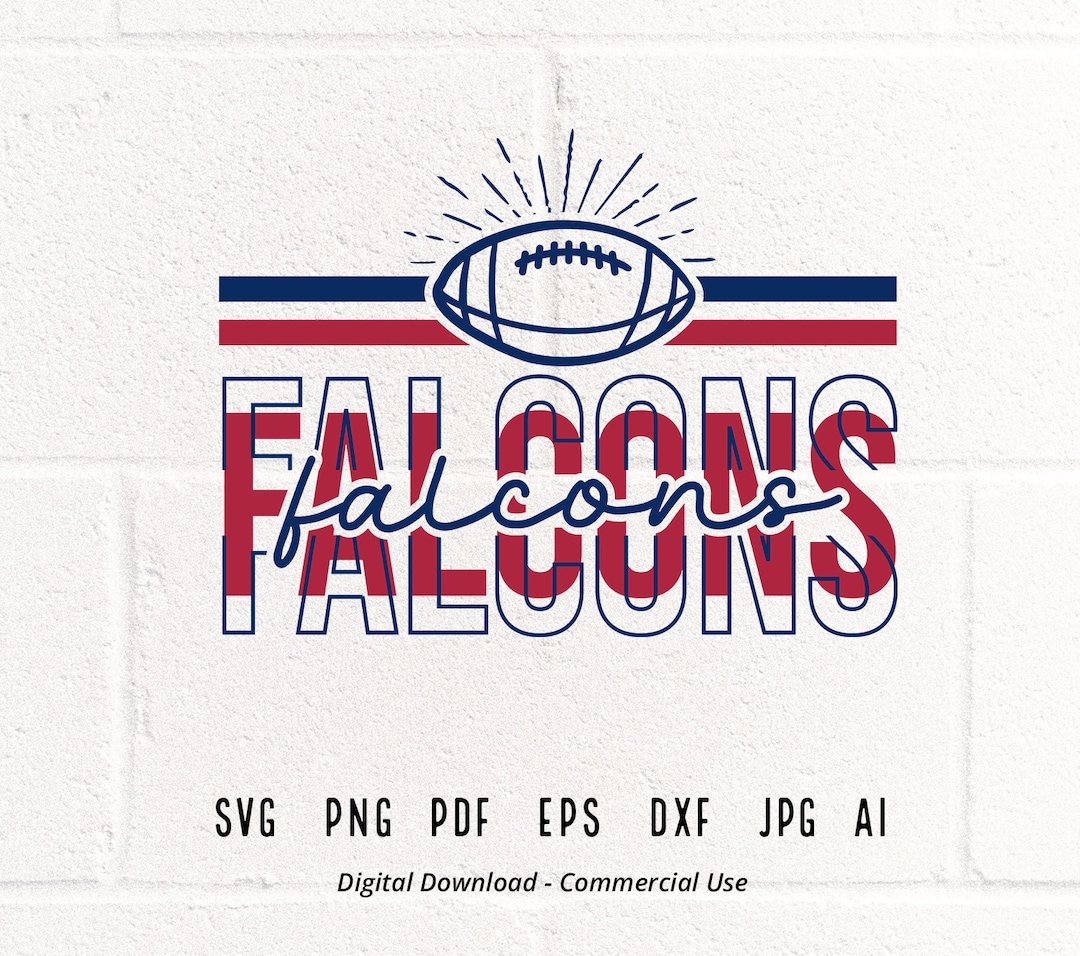 Falcons Football SVG PNG, Falcons Mascot Svg, Falcons Svg, Falcons ...