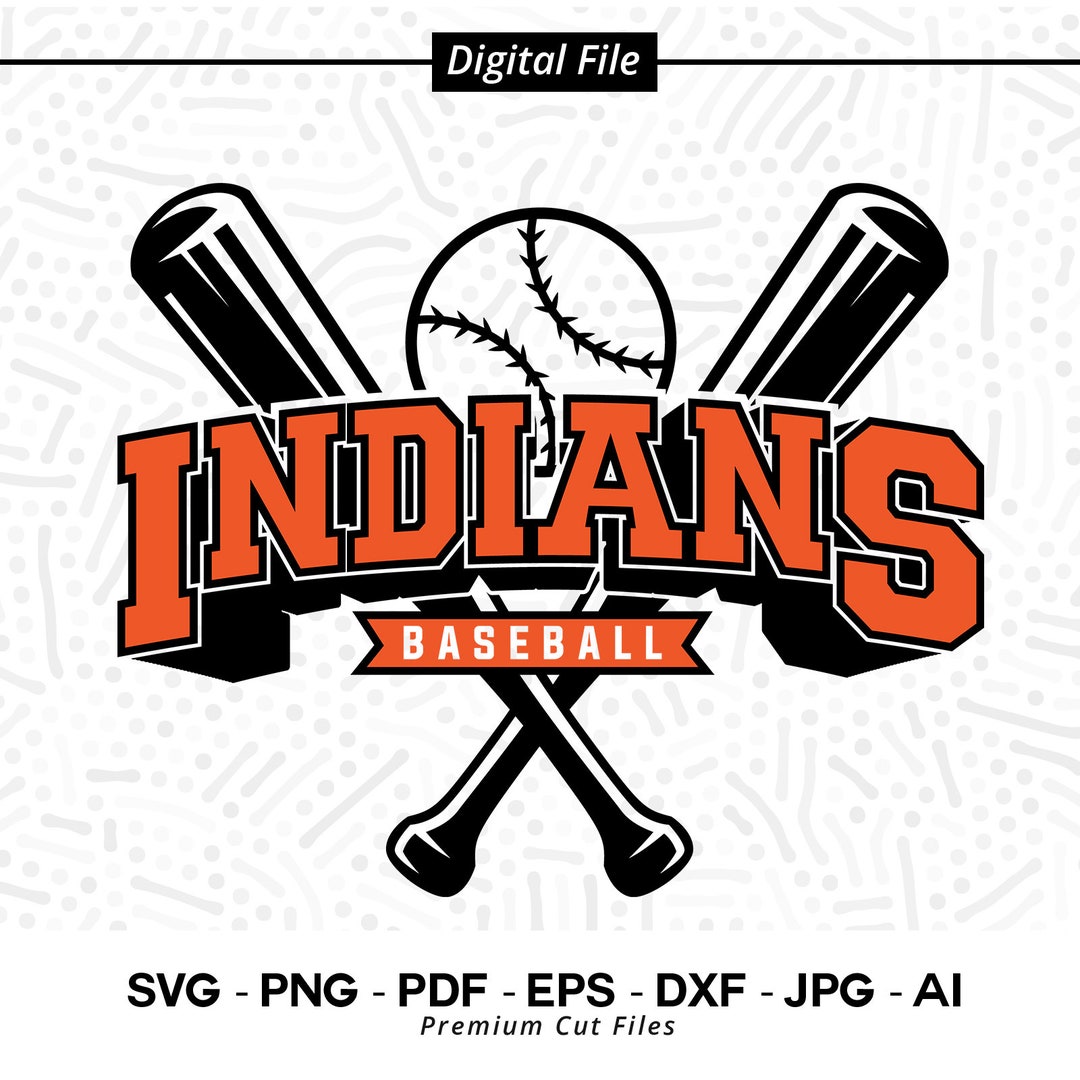 Indians Baseball SVG PNG, Baseball Svg, Indians Svg, Baseball Shirt Svg ...