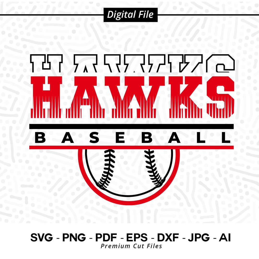 Hawks Baseball SVG PNG, Baseball Svg, Hawks Svg, Baseball Shirt Svg ...