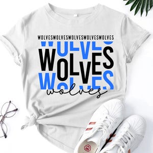 Wolves SVG PNG Bundle, Sports Team Cut Files (instant Download) - Etsy