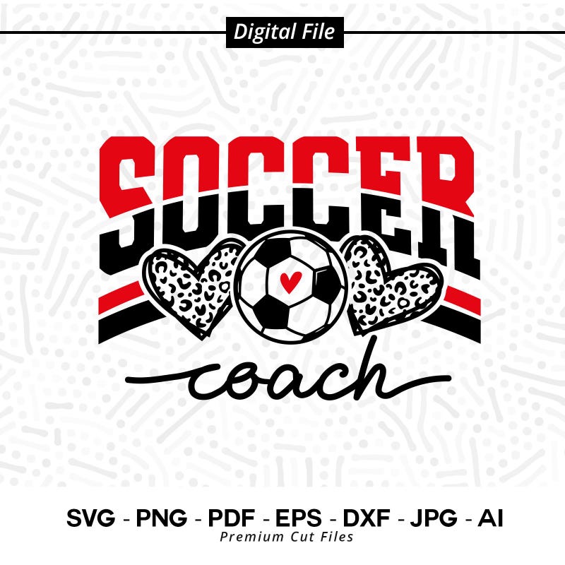 Soccer Coach Svg - Etsy