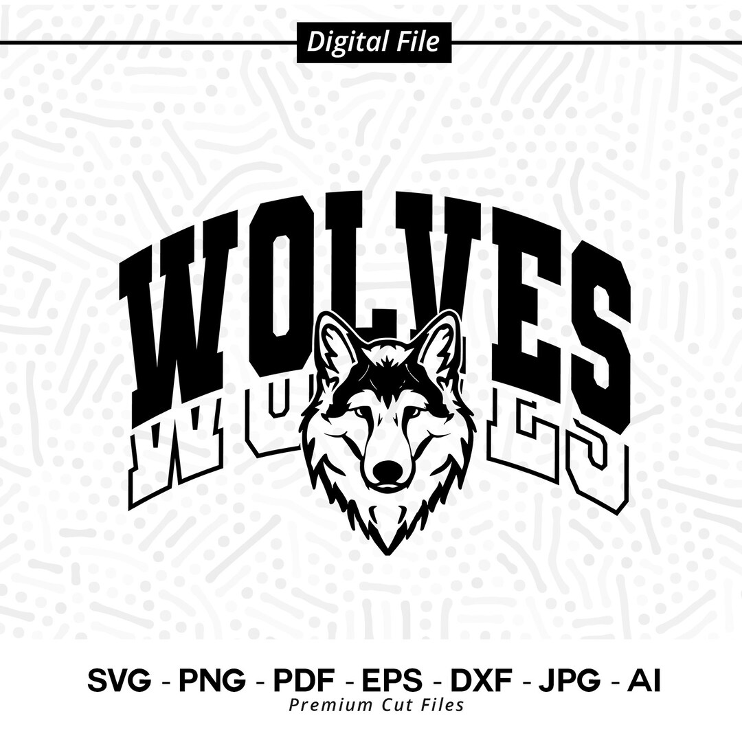 Lobos SVG PNG, Lobos Cara svg, Lobo Svg, Lobos Mascota Svg, Lobos Cheer ...