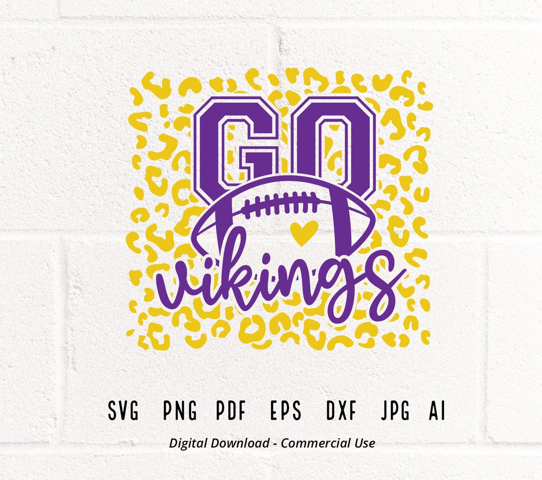 Leopard Go Vikings, Vikings Mascot Svg, Vikings Svg, Vikings School ...
