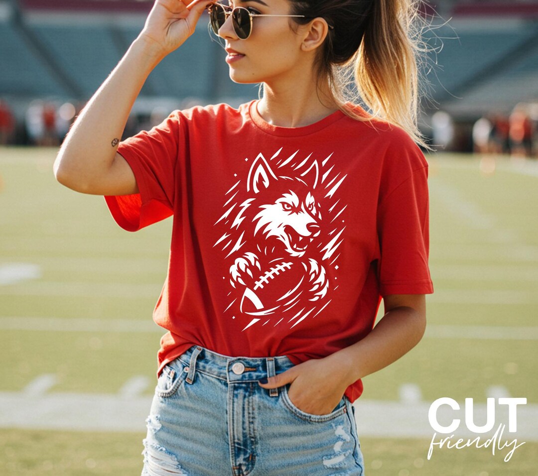 Huskies Football SVG PNG, Mascot Shirt Design for Game Day, School ...