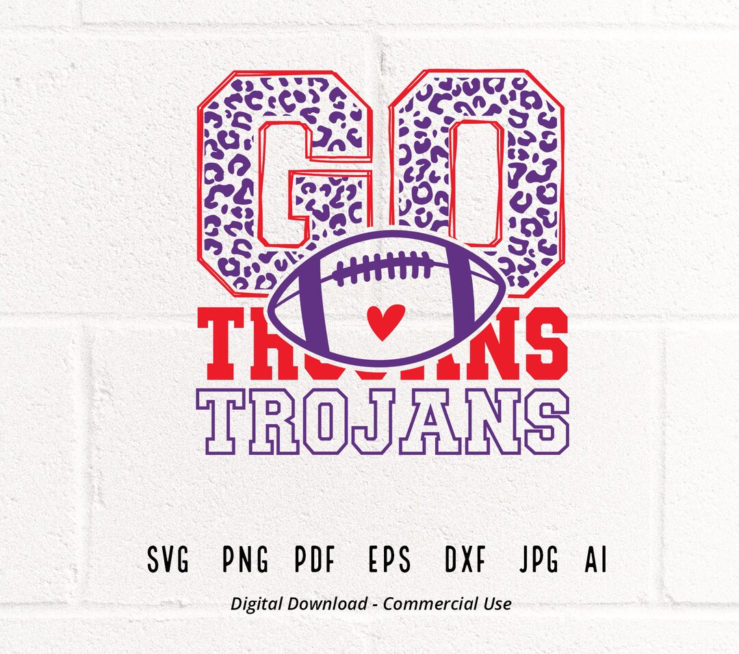 Trojan Football Svg, Trojan, Trojans, Football Svg, Png, Sublimation ...