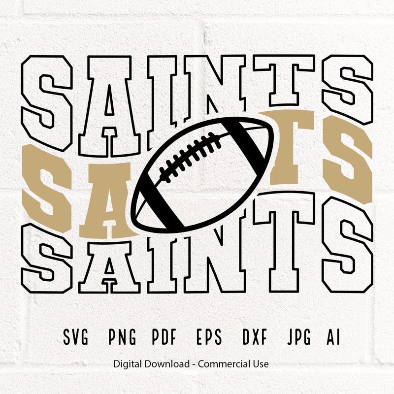 Saints Football - Etsy