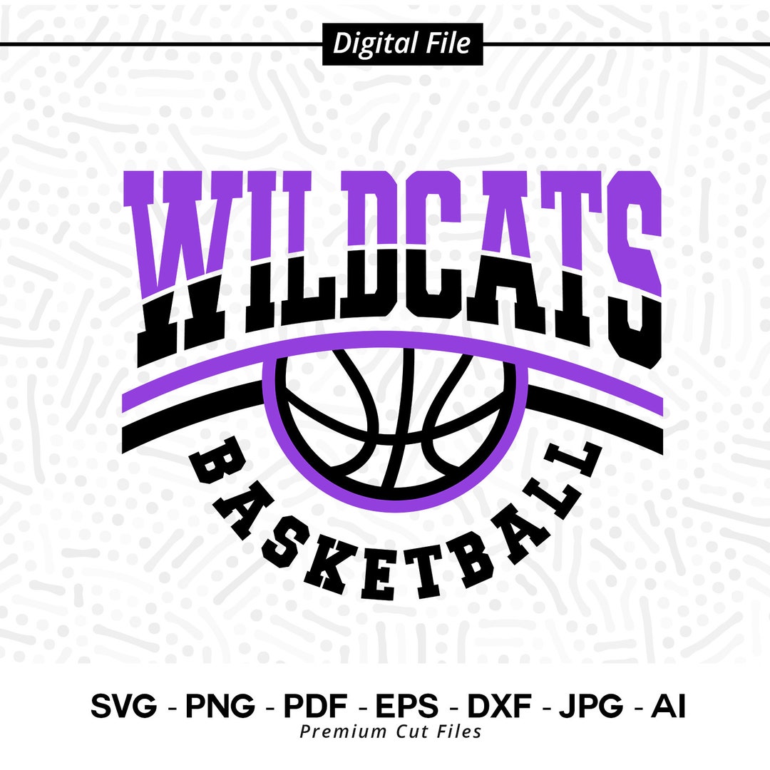 Wildcats Basketball SVG, PNG, Cut Files - Etsy