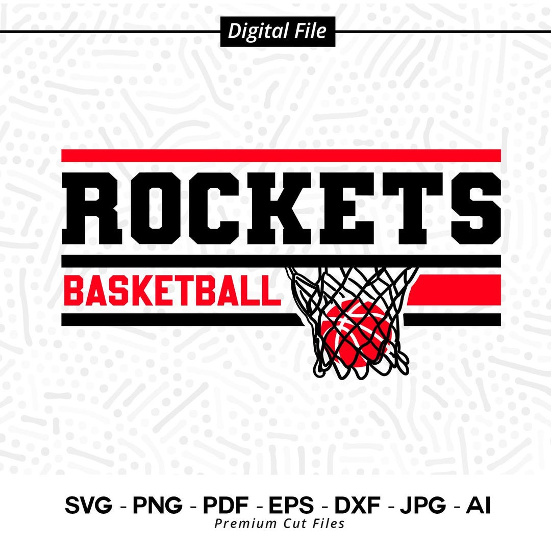 Rockets Basketball SVG, PNG, Rockets Cheer Cut File - Etsy
