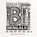 Bengals SVG PNG, Bengals Mascot Svg, Bengals Typography Svg, Bengals ...