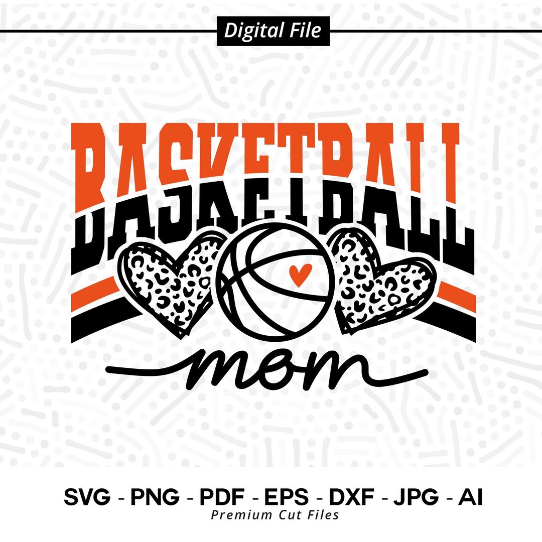 Leopard Basketball Mom SVG, Game Day Shirt Design (digital Download) - Etsy