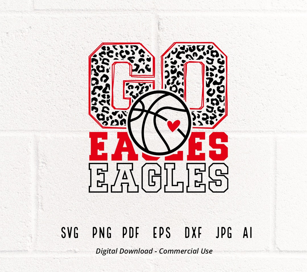 Go Eagles SVG PNG, Leopard Go Eagles Svg, Eagles Mascot Svg, Eagles Svg ...