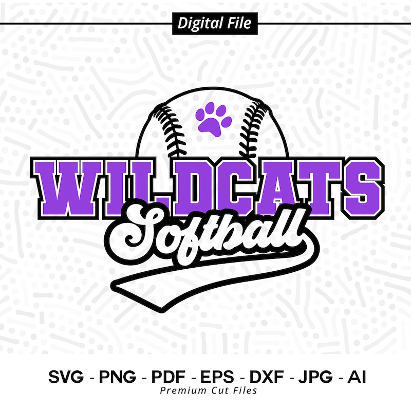 Wildcat Softball Logos - Etsy UK