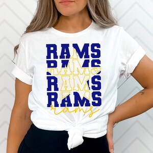 Stacked Rams SVG, Rams Mascot Svg, Rams Svg, Rams School Team Svg, Rams ...