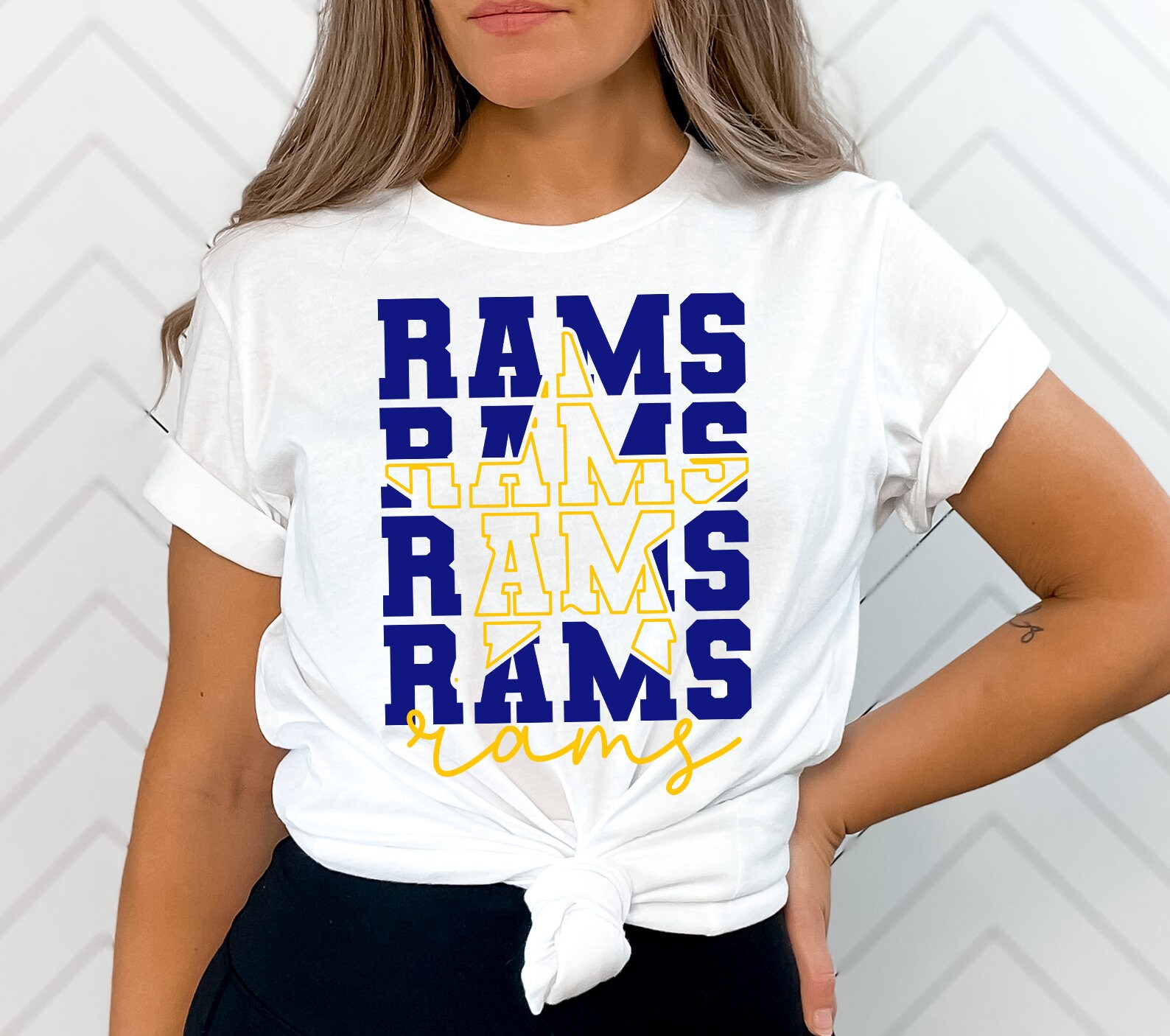 Stacked Rams Mascot SVG, School Team Spirit (digital Download) - Etsy