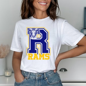 Rams SVG PNG, Rams Face Svg, R Rams Svg, Rams Mascot Svg, Rams Cheer ...
