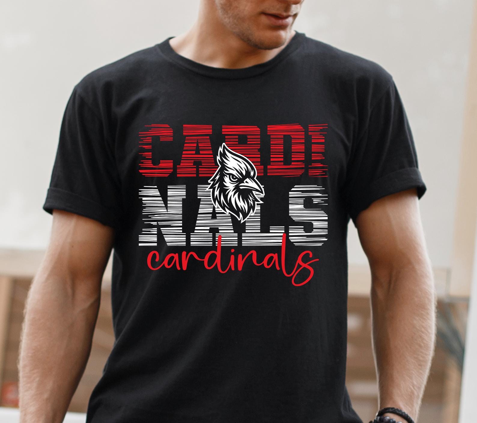 Fierce Cardinal Mascot SVG – School Spirit Design (digital Download) - Etsy