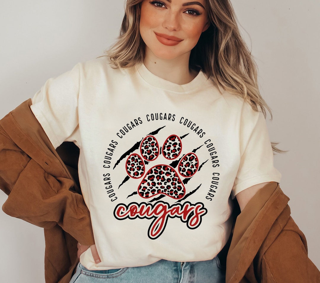 Cougars SVG PNG Leopard Cougars Paw Svg Cougars Claw Svg - Etsy
