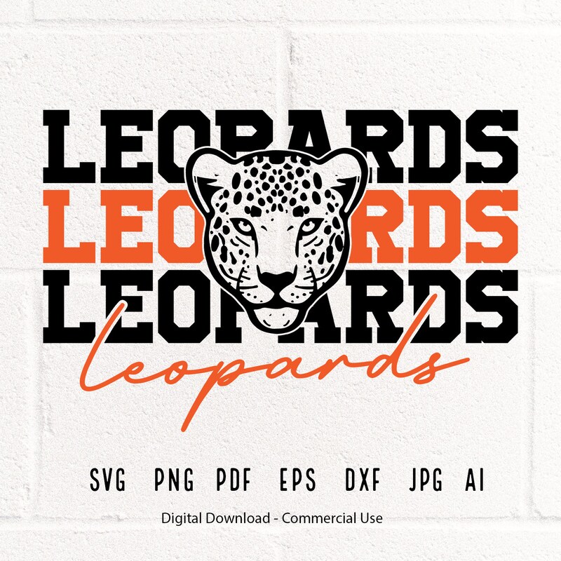 Leopard Svg - Etsy