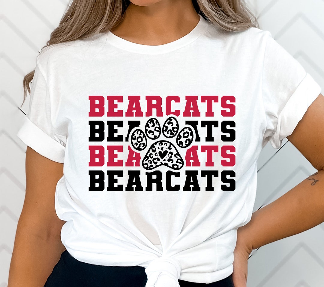 Stacked Bearcats Paw SVG Bearcats Mascot Svg Bearcats Svg - Etsy