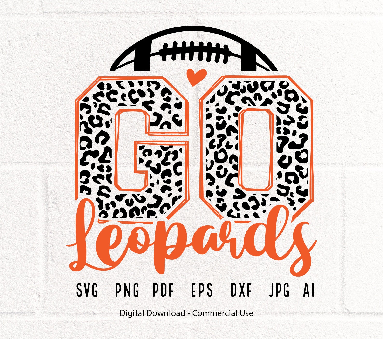 Leopard Go Leopards SVG, Leopards Football Svg, Leopards Svg, Leopards ...