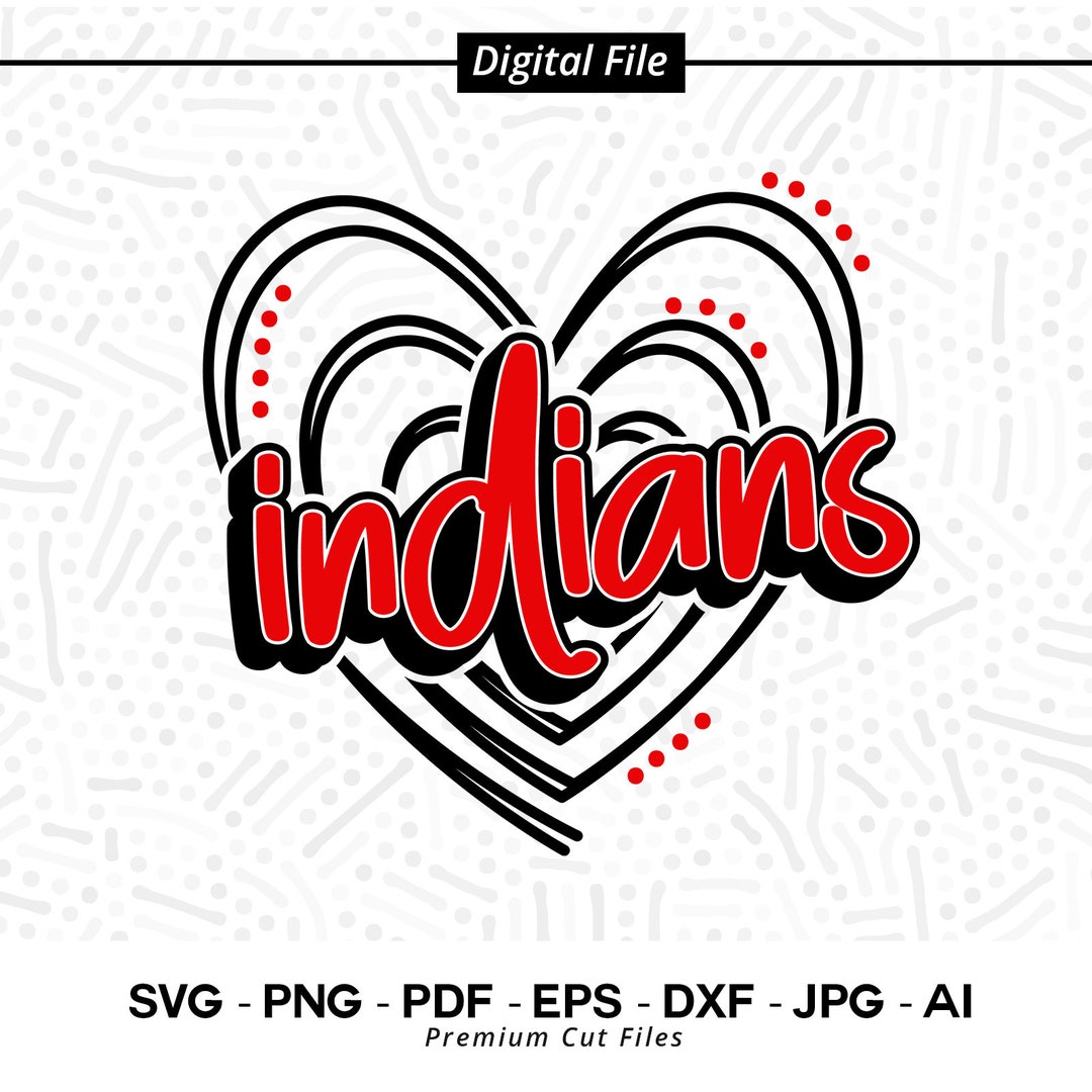 Indian Svg Png, Indians Svg, Indian, Indians, Mascot, School ...