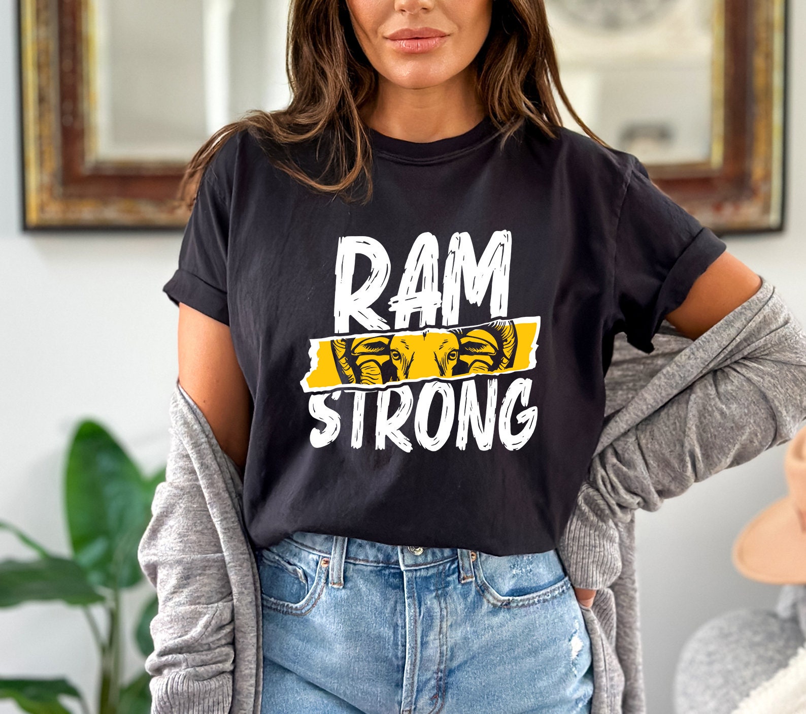 Ram Strong SVG, School Spirit Design (digital File) - Etsy UK