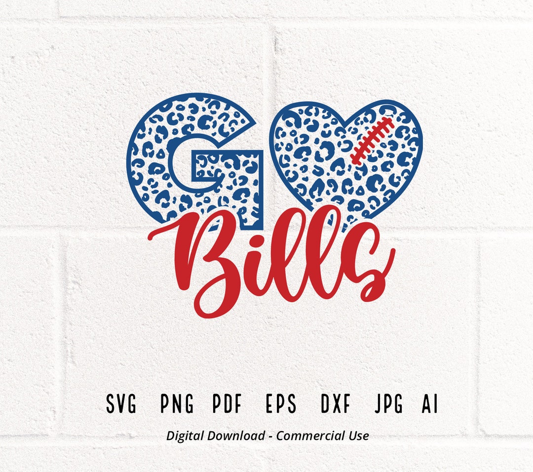 Leopard Go Bills SVG, Bills Mascot Svg, Bills Svg, Bills School Team ...