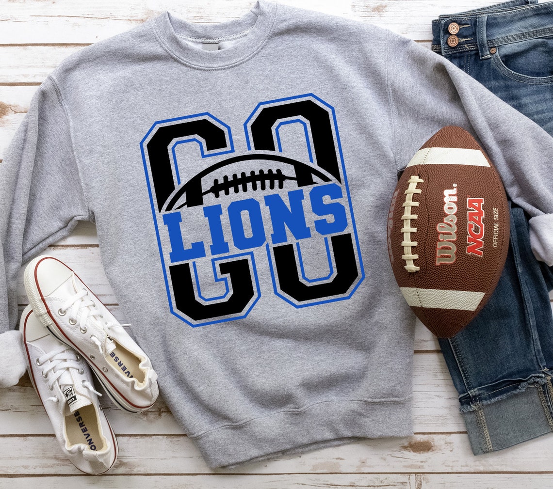 GO Lions SVG Lions Mascot Svg Lions Svg Lions School Team - Etsy