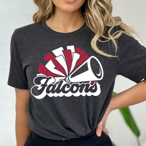 Falcons Cheer SVG PNG, Falcons Mascot Svg, Falcons Svg, Falcons Shirt ...