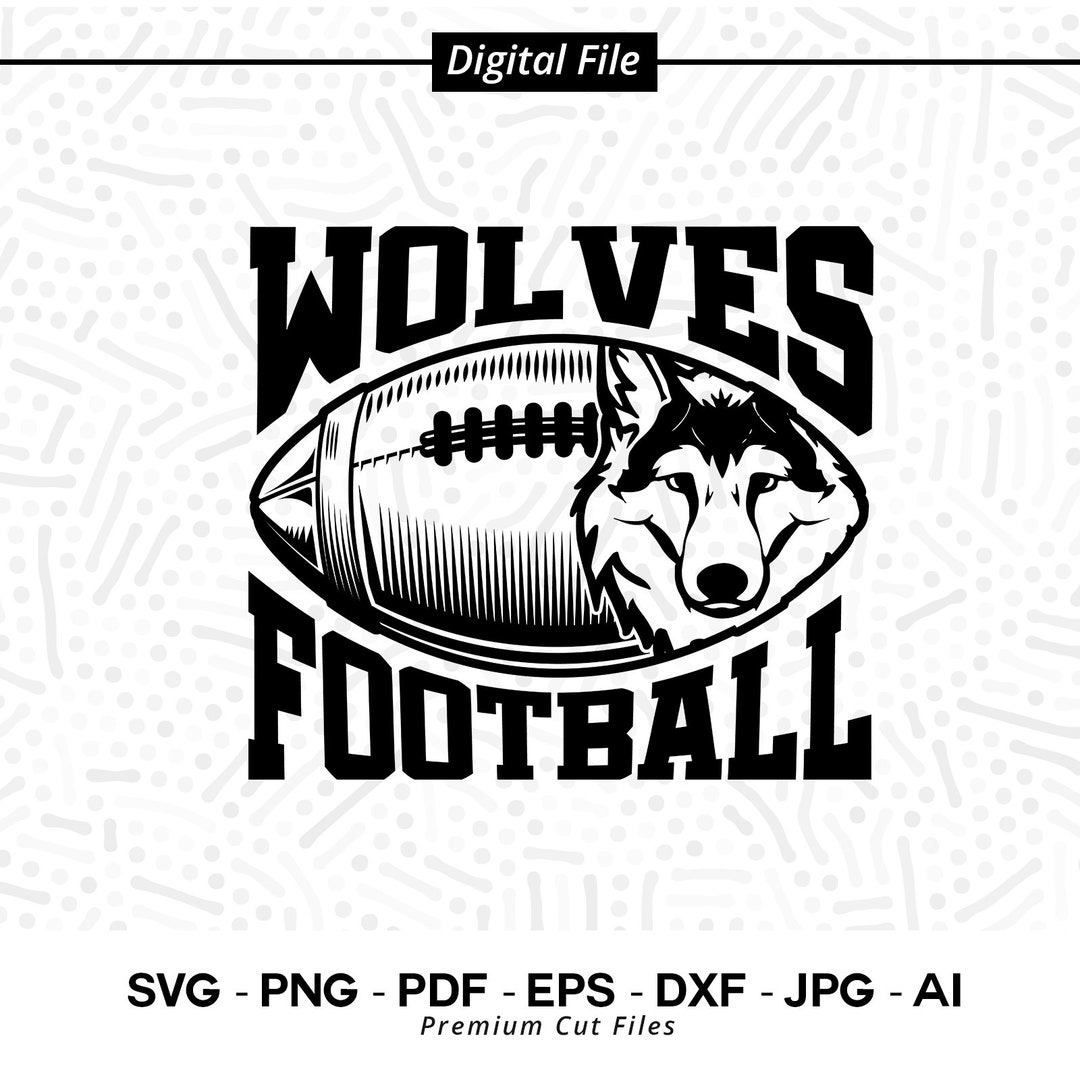 Wolves SVG PNG, Wolves Football Svg, Wolves Face Svg, Wolve, Football ...