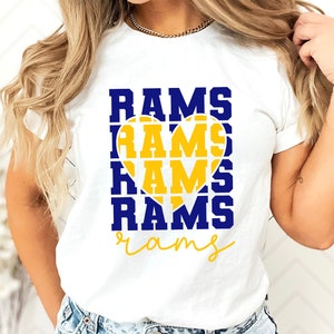 Stacked Rams SVG, Rams Mascot Svg, Rams Svg, Rams School Team Svg, Rams ...