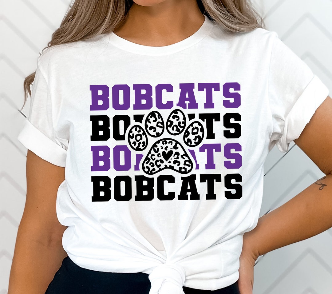 Stacked Bobcats Paw SVG Bobcats Mascot Svg Bobcats Svg - Etsy