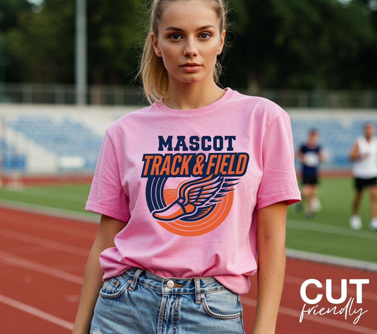 Editable Track and Field SVG Design, Team Name Template (digital ...
