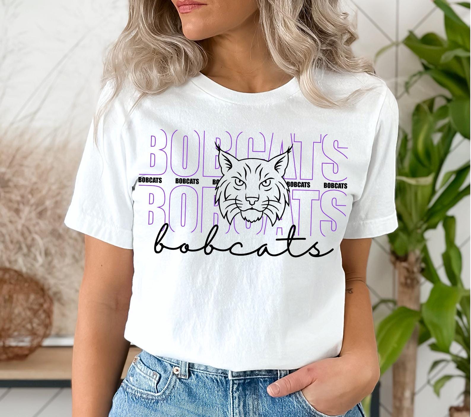Bobcats Mascot SVG – Fierce Face, School Spirit Design (digital ...