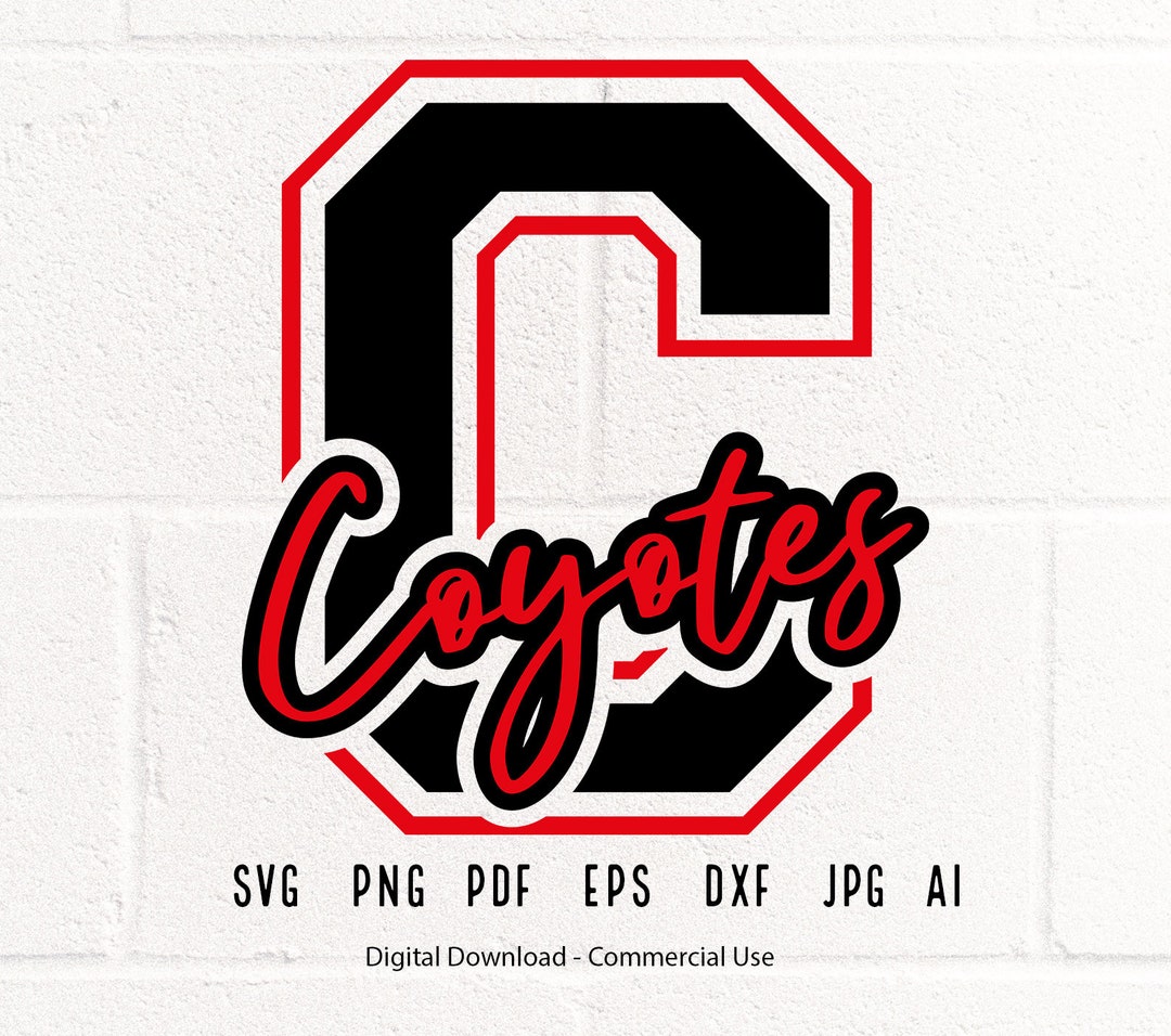 Coyotes SVG PNG, Coyotes Mascot Svg, Coyotes Cheer Svg, Coyotes Shirt ...