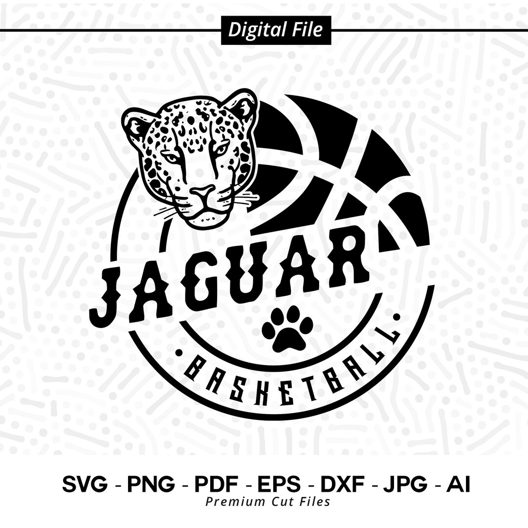 Basketball SVG PNG, Jaguar Basketball Svg, Jaguar, Jaguars, Basketball ...