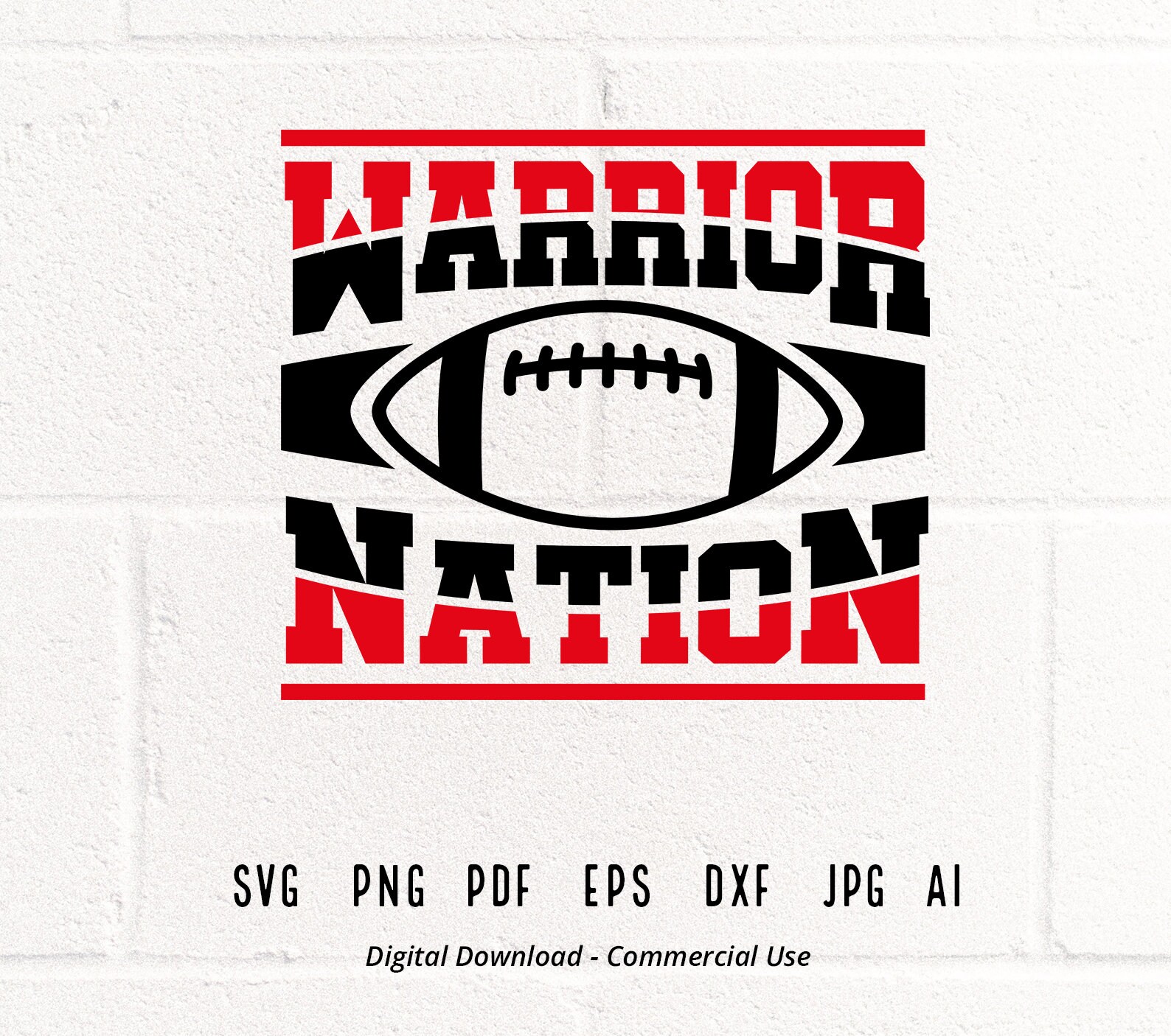 Warrior Nation SVG PNG, Warrior SVG, Warrior Mascot Svg, Warriors Cheer ...