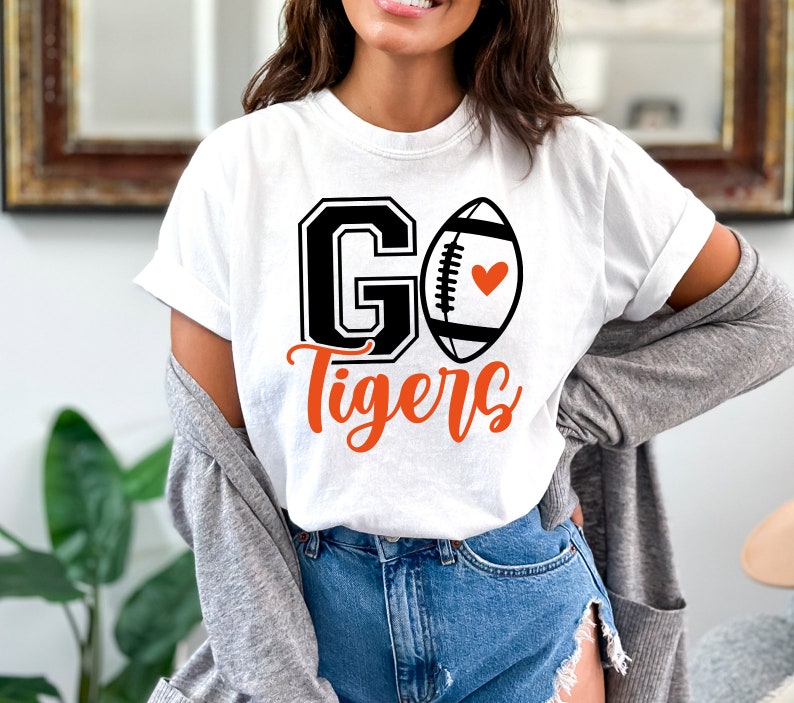 Go Tigers Football SVG, PNG, Cut File (digital Download) - Etsy