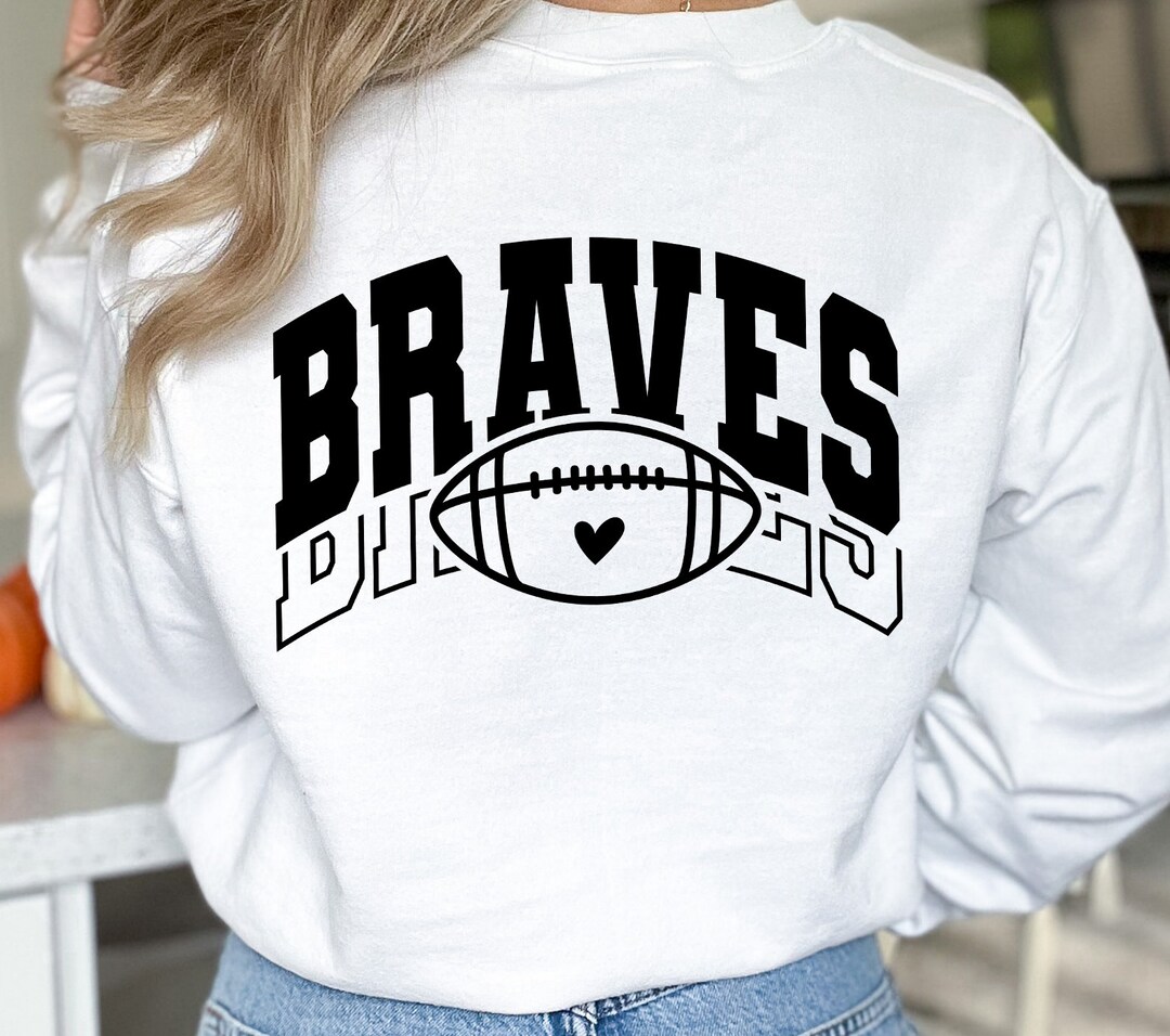 Brave Football Svg Brave Braves Football Svg Png - Etsy