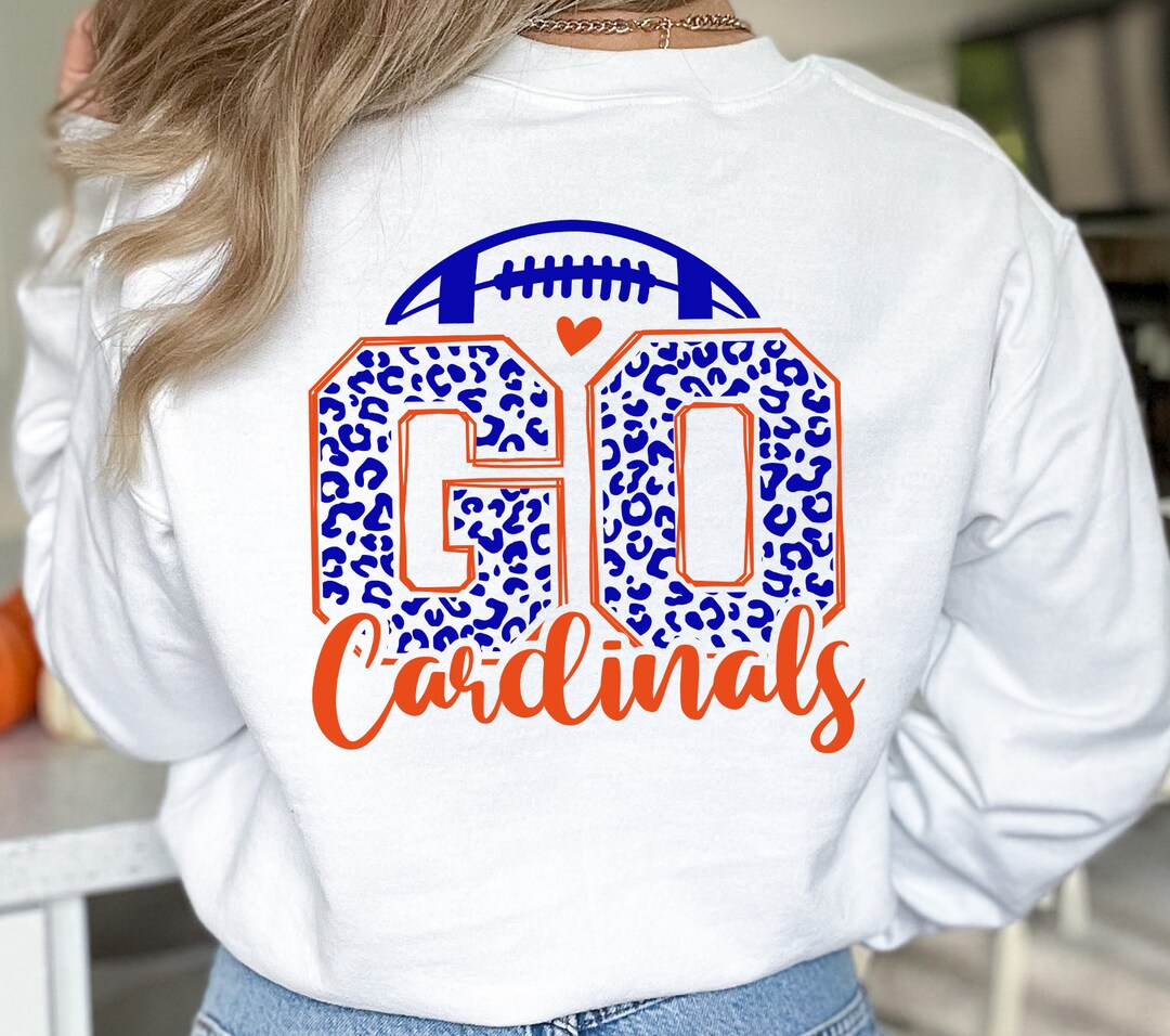 Leopard Go Cardinals SVG Cardinals Football Svg Cardinals - Etsy