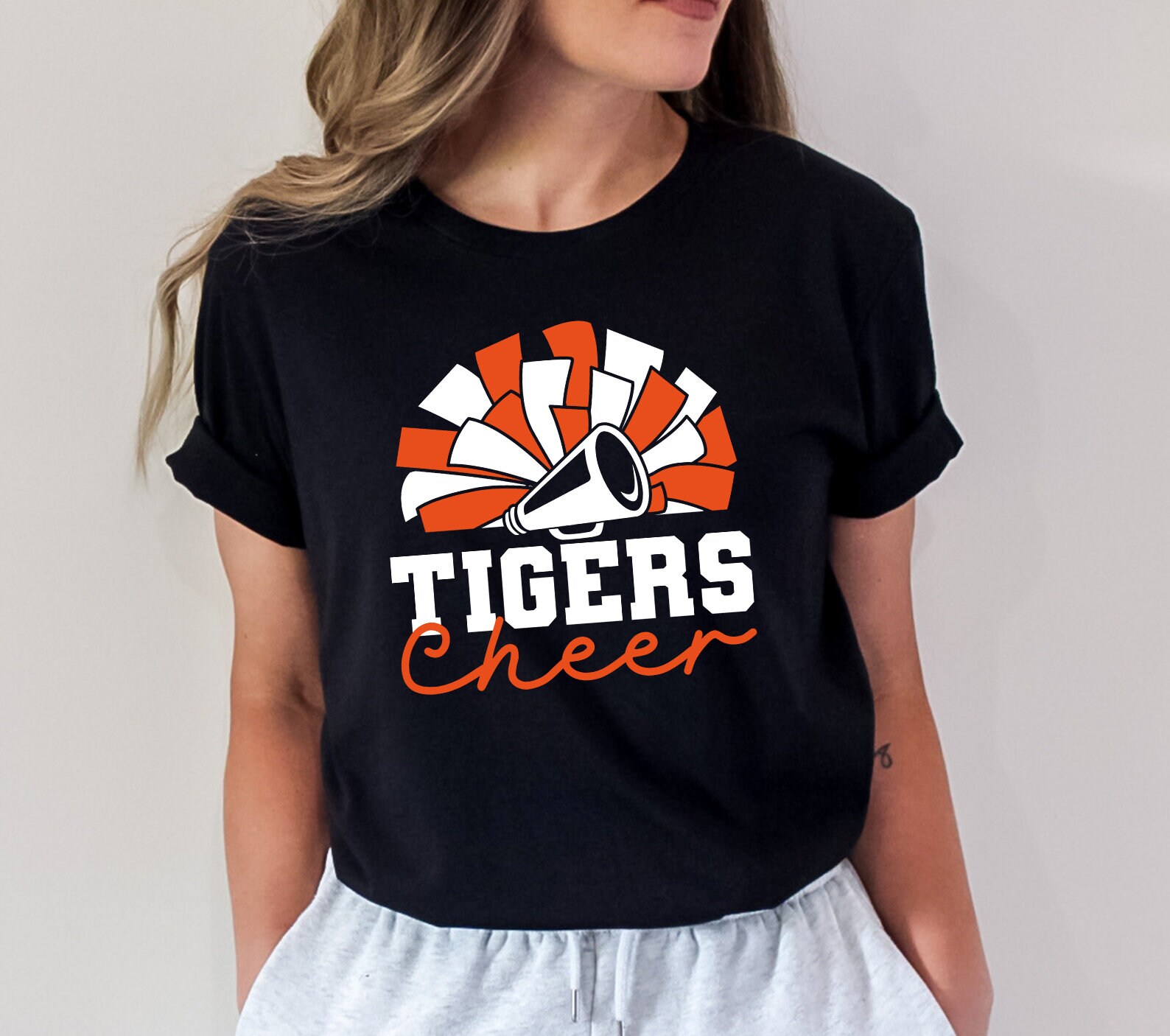 Tigers Cheer SVG, Mascot, Pom Pom, Megaphone (digital Download) - Etsy
