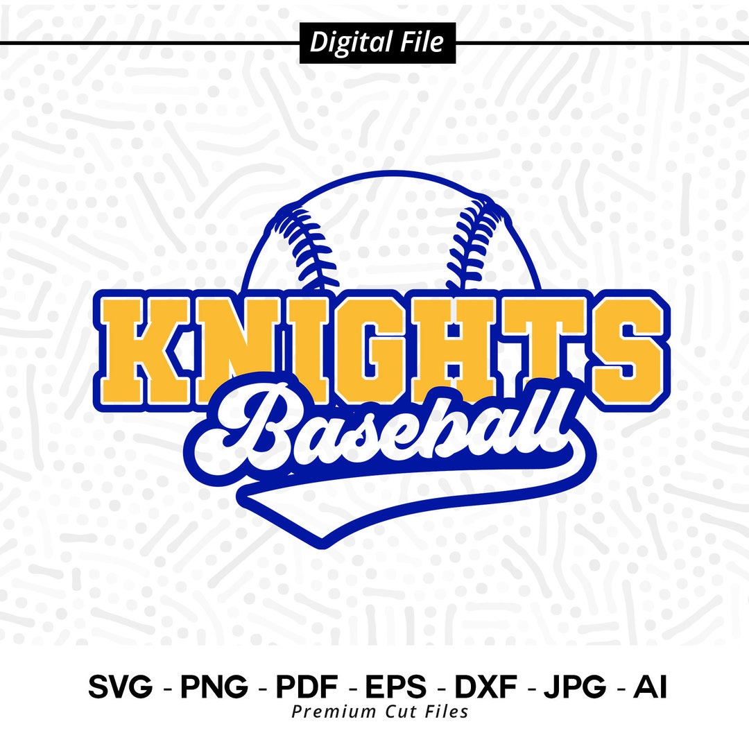 Baseball SVG PNG, Knight Baseball, Knight, Knights Svg, Baseball ...