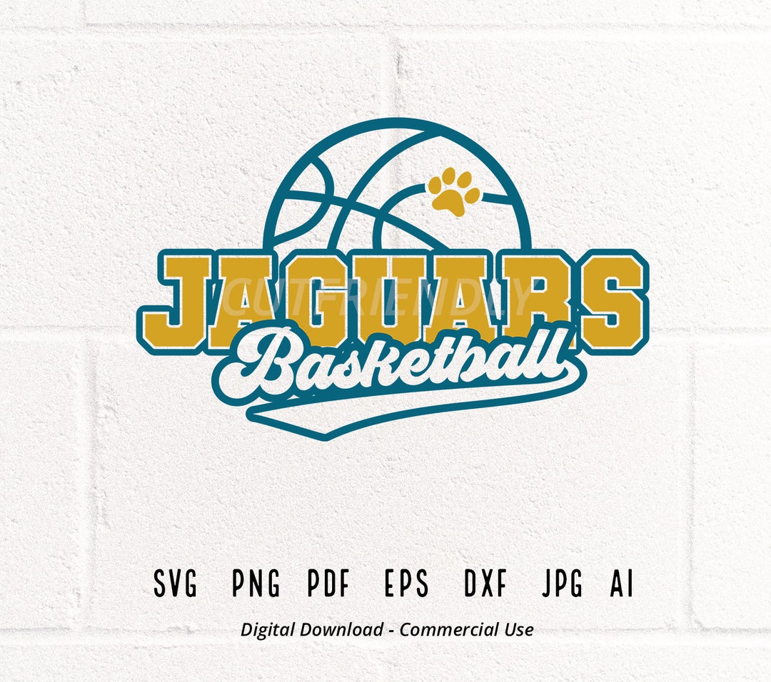 Jaguars Basketball SVG, Retro Design (digital Download) - Etsy
