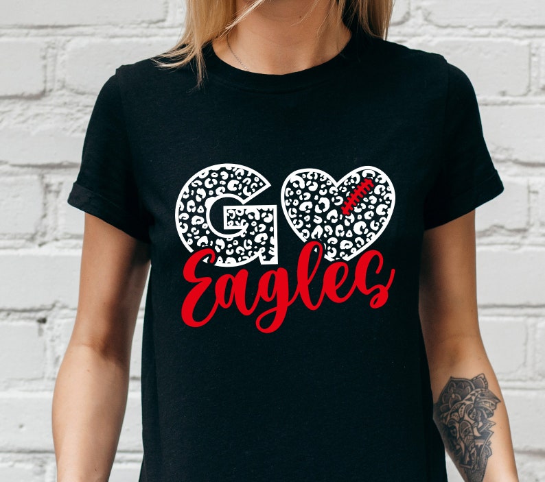 Leopard Go Eagles SVG Eagles Mascot Svg Eagles Svg Eagles - Etsy