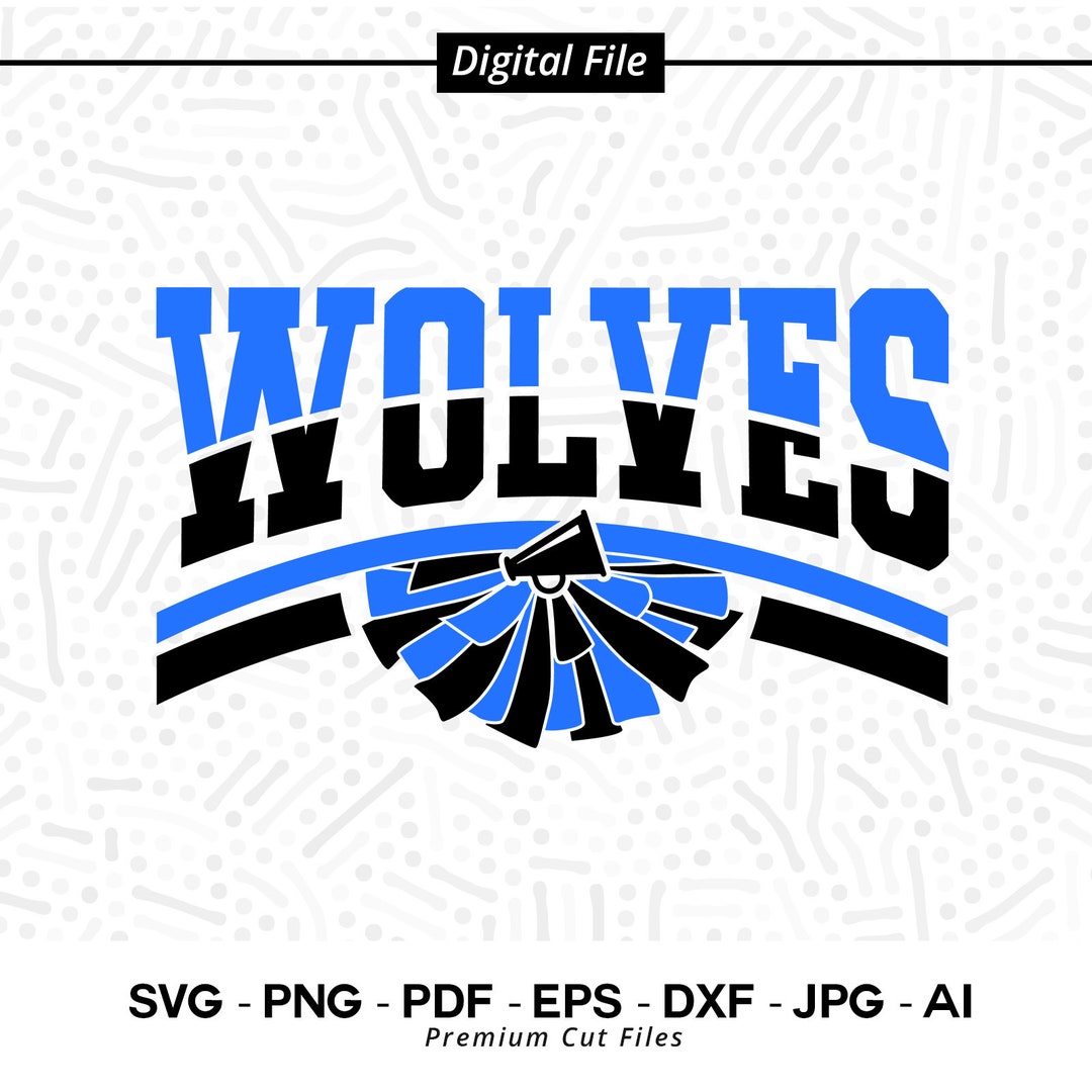 Wolves Cheer SVG PNG, Wolves Svg, Wolve, Cheer Svg, Wolves Vibes ...