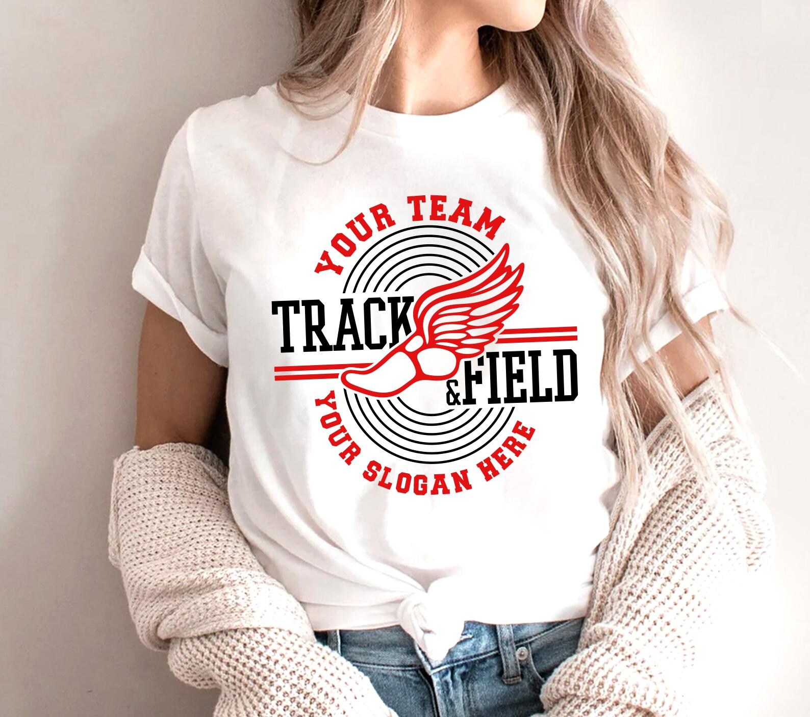 Track Mascot SVG Cut File - School Running Team Logo - Etsy